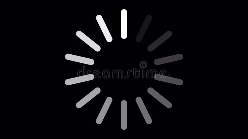 Loading Animation Icon on Transparent Background Stock Video - Video of ...