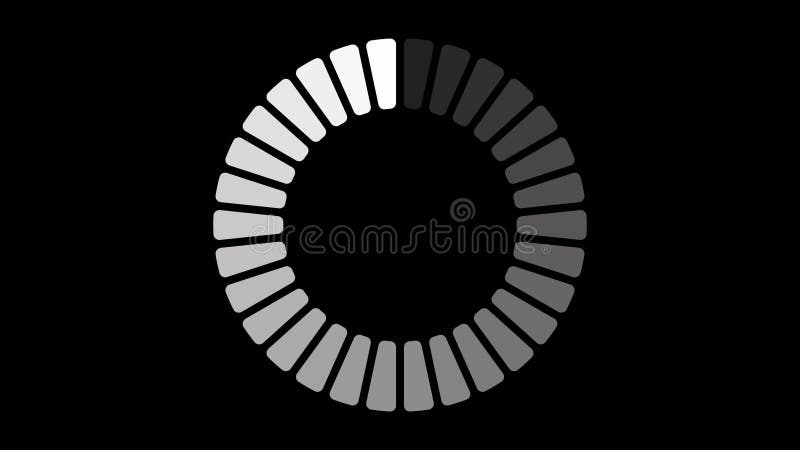 Loading Animation Icon on Transparent Background Stock Video - Video of ...