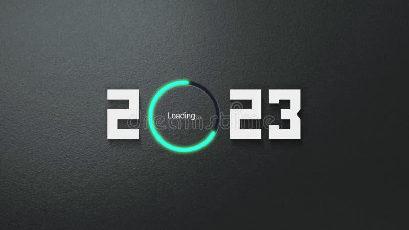 2023 loading animation stock video. Video of year, animation - 265096871