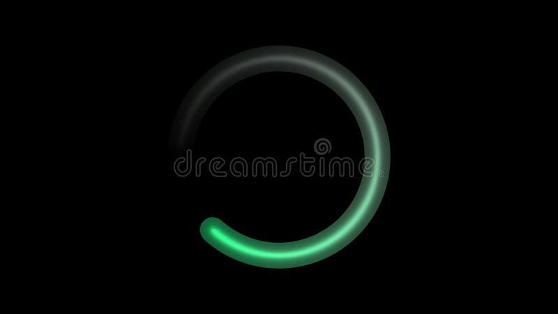 Loading Animation of a Spinning Circle. Stock Footage - Video of design ...