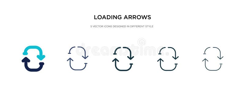 Round Loading Progress Icon on White Background. Simple Element ...