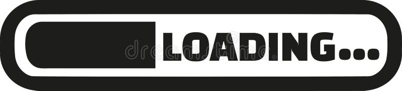 Loading bar computer stock vector. Illustration of internet - 107178794