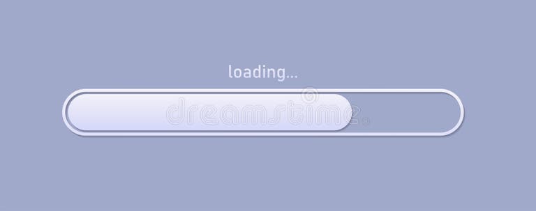 Loading Bar Concept. Progress Data for Upload or Download Stock Vector ...