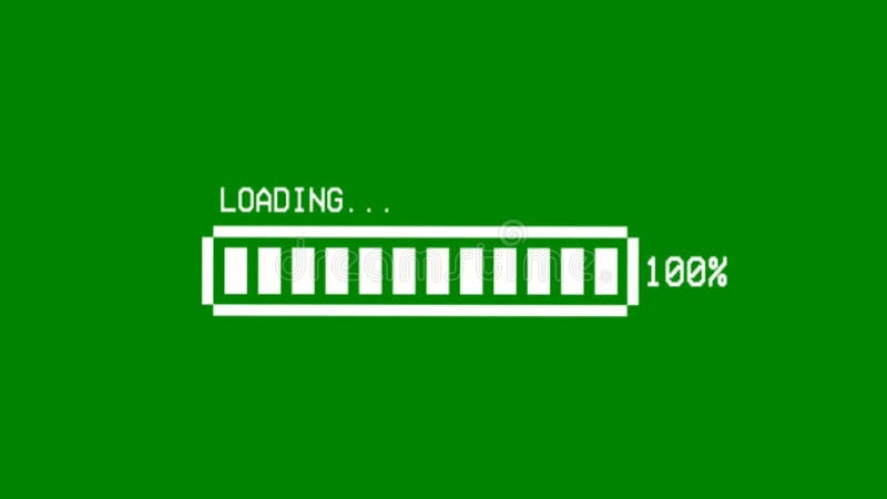 Loading Bar Green Screen, Ultra High Definition, 4k Video Stock Video ...
