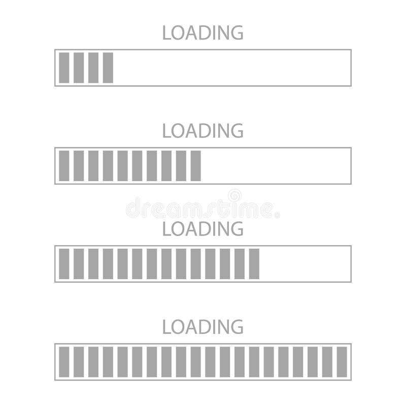 Loading Bar Icon. Loading Bar Progress Vector Icon Stock Illustration ... Loading Bar Icon. Loading Bar Progress Vector Icon Stock Illustration ...
