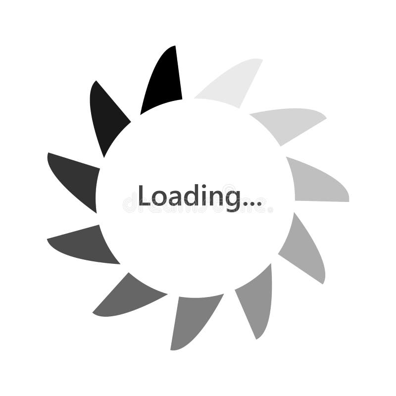 Round Loading Bar Icon. Vector Illustration. Stock Illustration ... Round Loading Bar Icon. Vector Illustration. Stock Illustration ...