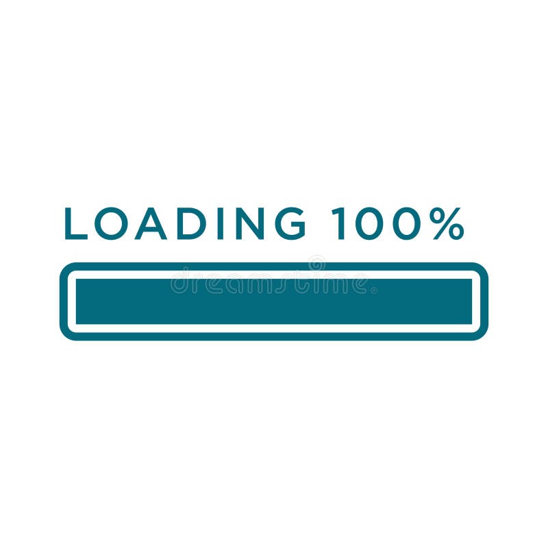 Loading Bar Icon Vector Sign and Symbols Design Template Stock ...