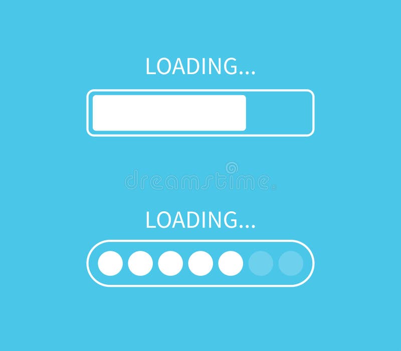 Blue Loading Page Icon Stock Illustrations – 960 Blue Loading Page Icon ...