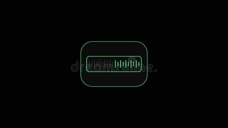 Loading Bar Line Progress Loop Animation Video Transparent Background ...