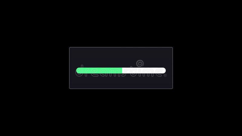 Loading Bar Line Progress Loop Animation Video Transparent Background with Alpha Channel Stock ...