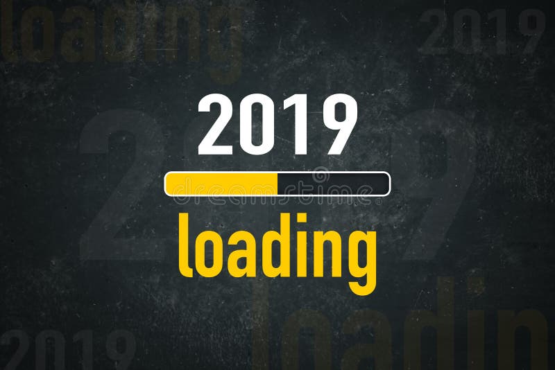 Screen 2019 loading stock illustration. Illustration of holiday - 120349260