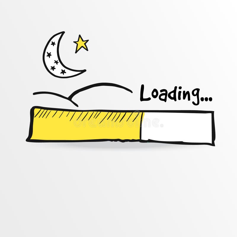 Loading Bar with Moon and Star, Ramadan Illustration Stock Vector ...