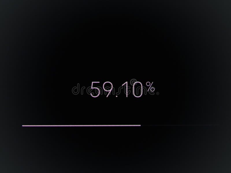 Loading Bar Processing. Set of Percentage Loading Bar Stock ...