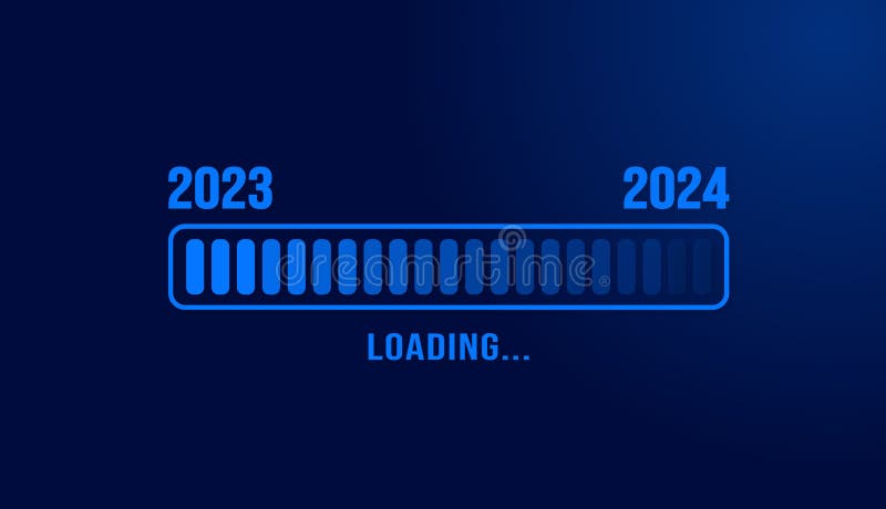 2024 Loading Concept Icons - Vector Illustrations Isolated on ...