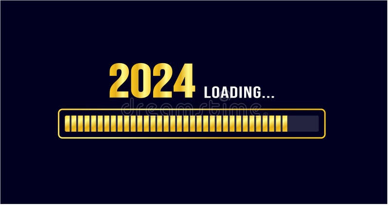 2024 Loading Concept Icons - Vector Illustrations Isolated on ...