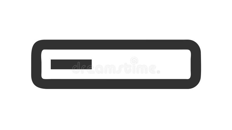 Loading Bar or Progress Indicator Icon, Wait, Vector Design Generative AI Stock Vector ...