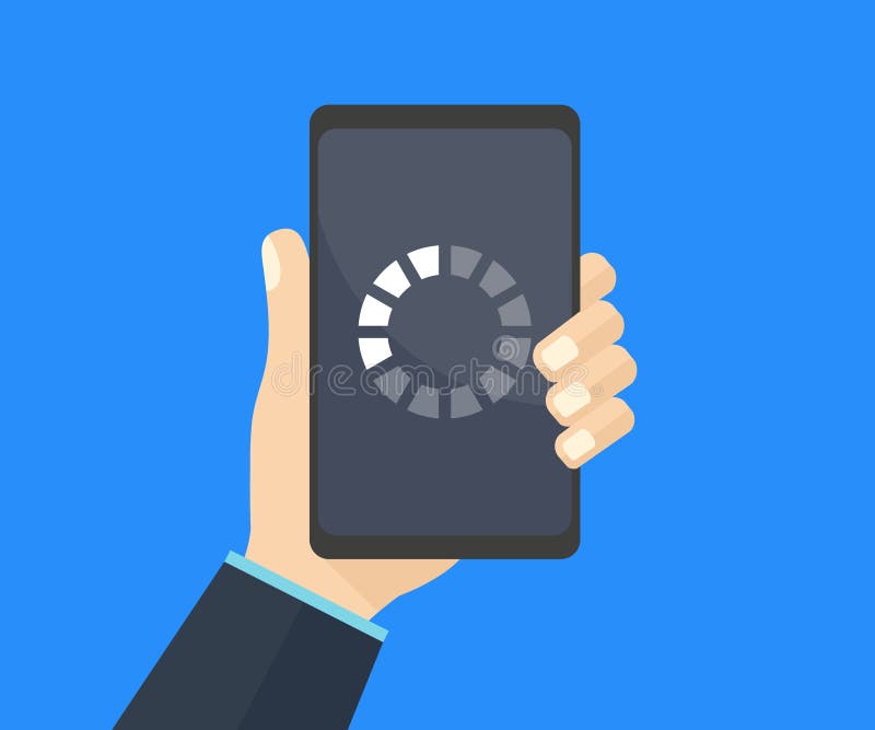 Mobile Loading Progress Bar Template Stock Illustrations – 860 Mobile ...