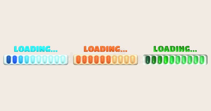 3d Loading Bar Stock Illustrations – 1,147 3d Loading Bar Stock ...