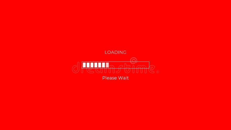 Loading Screen Red and White Stock Video - Video of loadingscreen ...