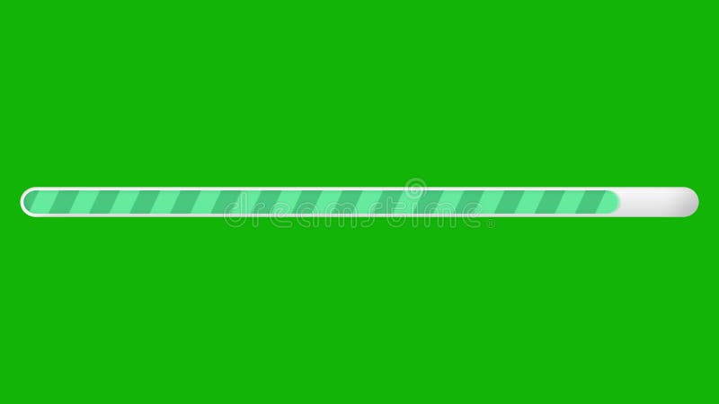 Loading Bar Top Resolution Green Screen Footage 4k Stock Footage ...