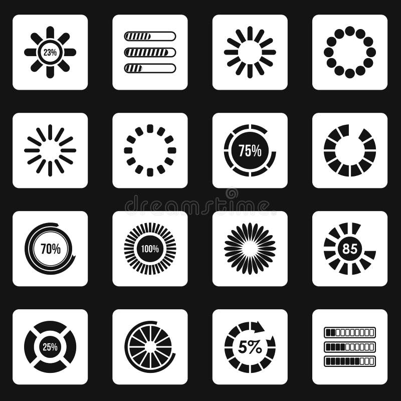 Progress Bar Loading Icons Set Simple Style Stock Illustrations – 328 ... Progress Bar Loading Icons Set Simple Style Stock Illustrations – 328 ...
