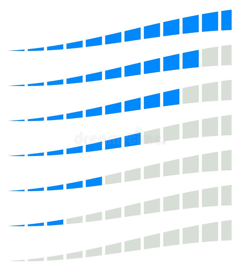 Loading Bar, Progress-level Indicator with Color Code Stock Vector ...