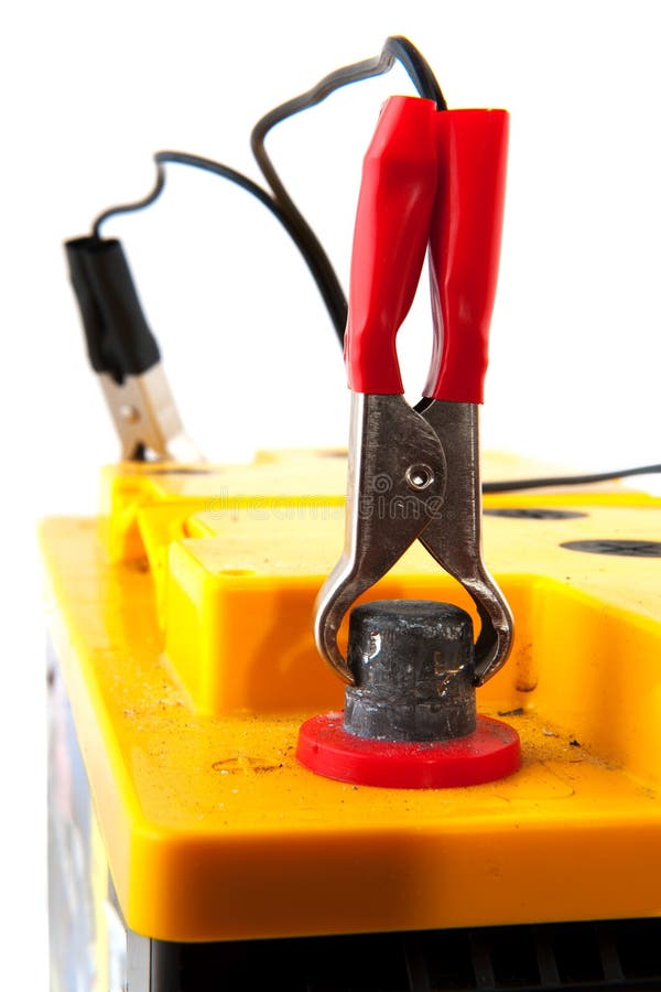 Loading the battery stock photo. Image of yellow, filling - 13123838