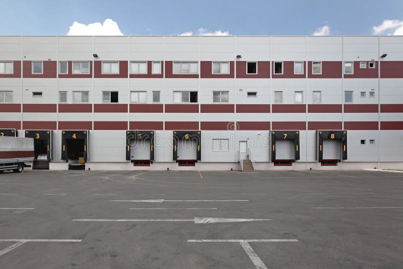 Loading Bay stock photo. Image of entrance, distribution - 76162146
