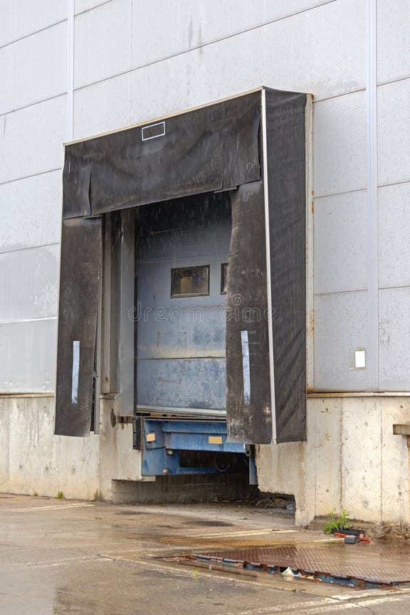 Warehouse Loading Bay stock image. Image of black, europe - 355197703