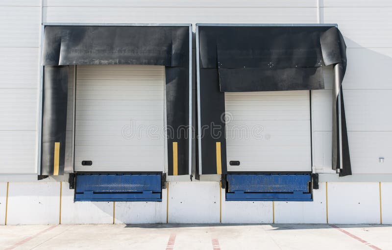 Loading bay for truck stock image. Image of business - 49866373