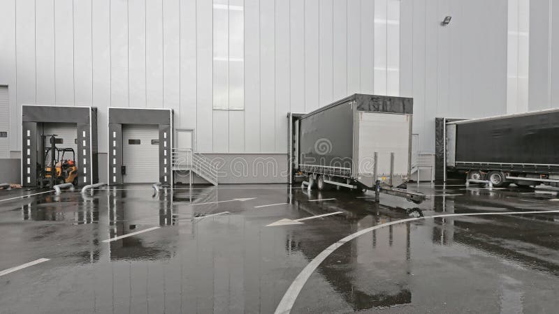 Loading Bay stock image. Image of storage, dock, industry - 118455225