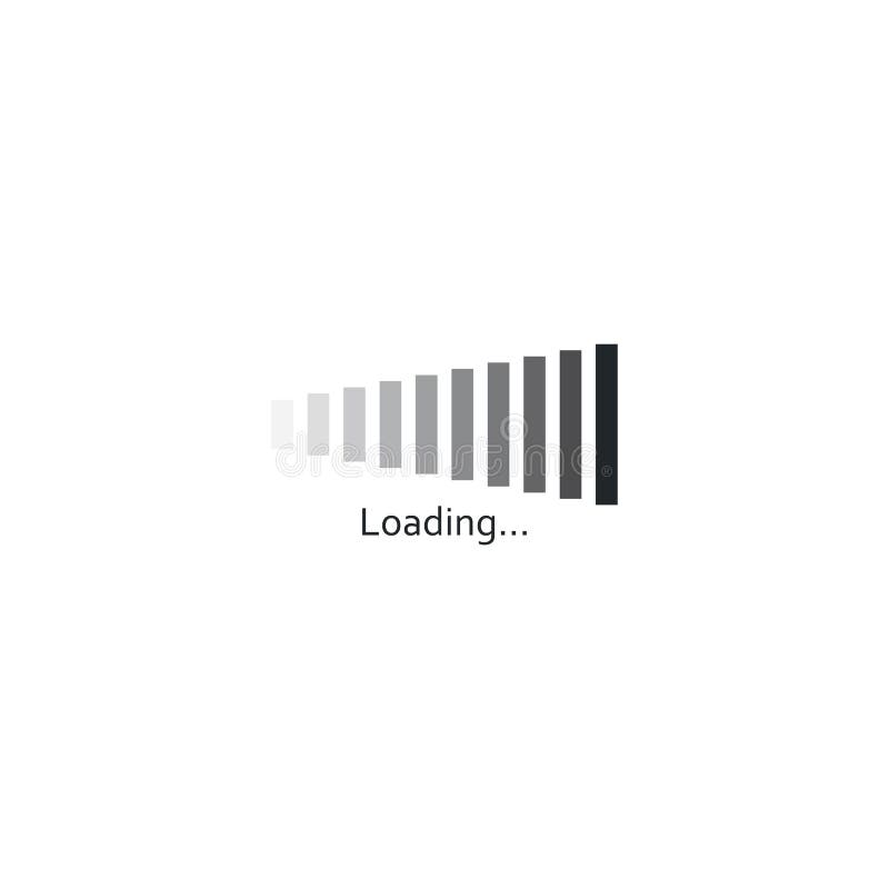 Loading or Buffering Icon Logo Stock Illustration - Illustration of ...