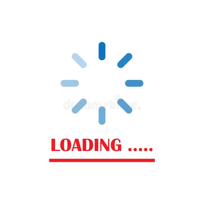 Loading or Buffering Icon Logo Stock Vector - Illustration of vector ... Loading or Buffering Icon Logo Stock Vector - Illustration of vector ...