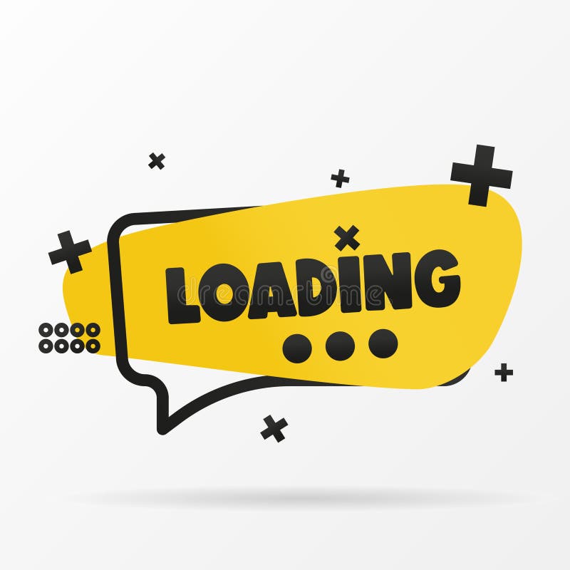 Loading Bulb Banner Art Picture Vector Illustration Stock Vector ...