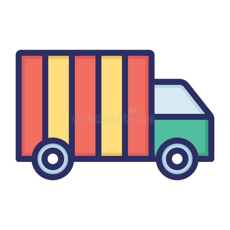 Loading Cargo, Cargo, Delivery Truck, Delivery Fully Editable Vector ...