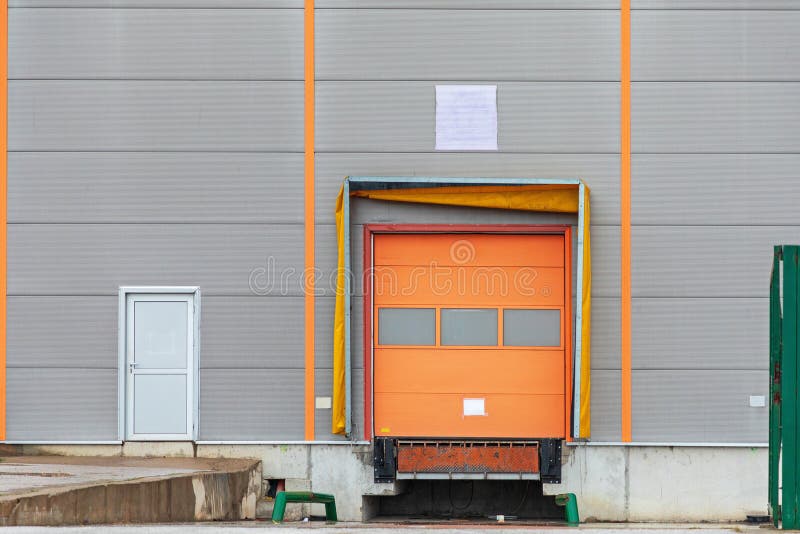 Cargo Door stock photo. Image of industry, building - 192805438