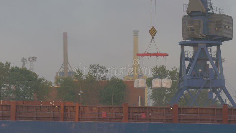 Ship to ship cargo work stock photo. Image of industry - 18726480