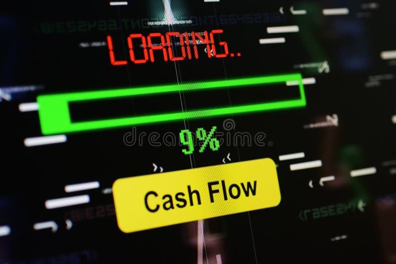 Loading cash flow stock illustration. Illustration of report - 169492623