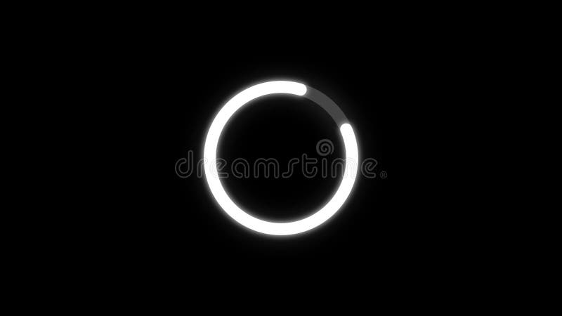 Loading Circle Animation, Looped Circle Animation. Animated Loading Circle in Full HD 4K Stock ...