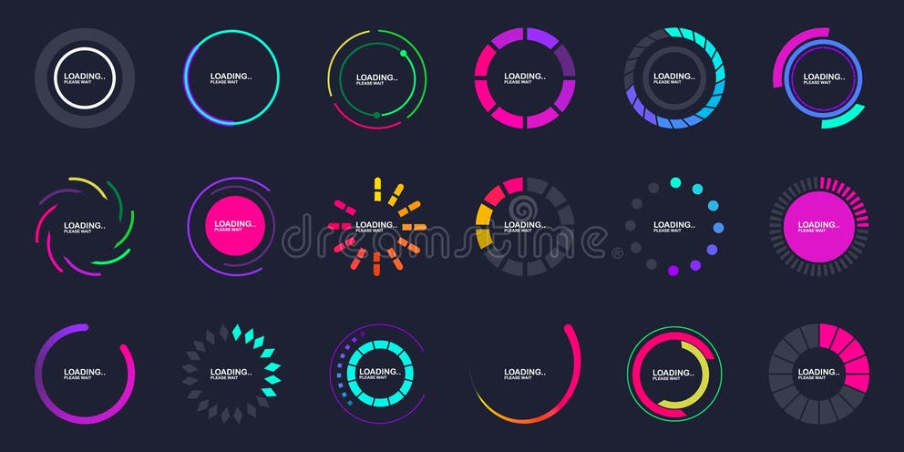 Circle Load Stock Illustrations – 17,817 Circle Load Stock ...