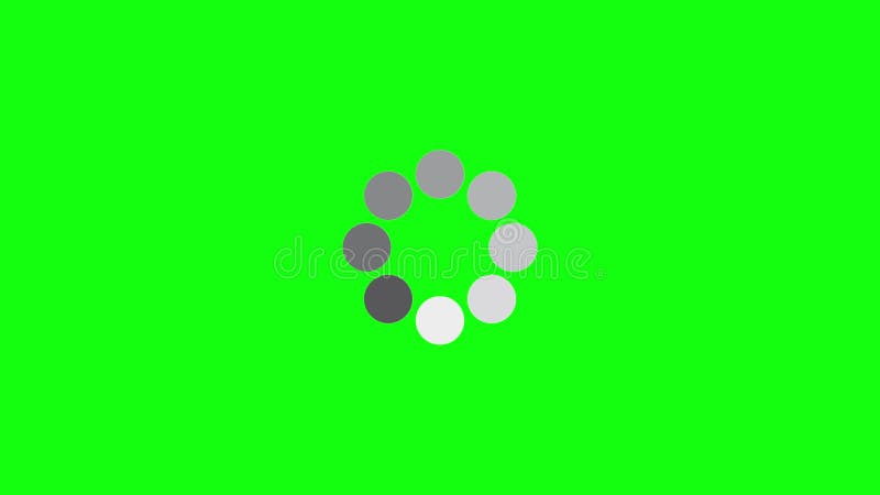 Loading Circle on Chroma Key Stock Footage - Video of downloading ...