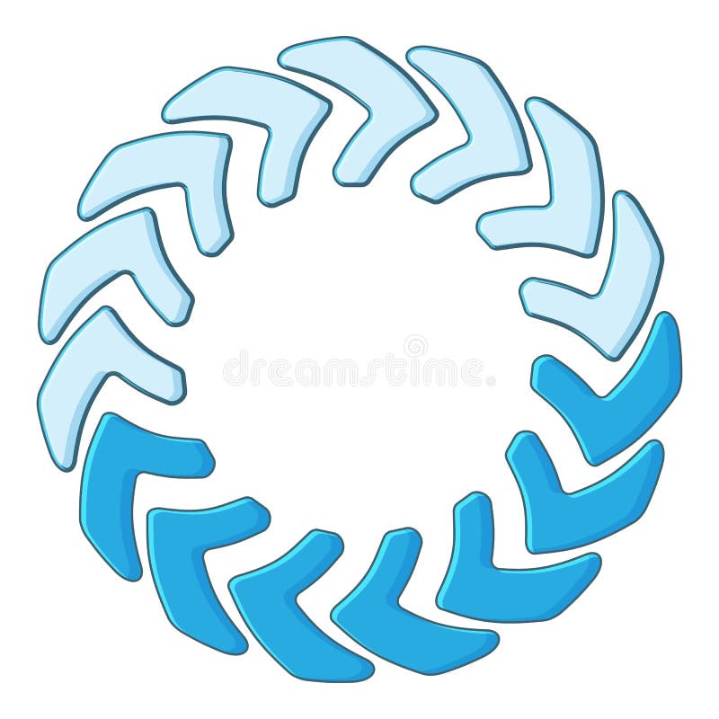 Loading Circle Icon, Flat Style Stock Vector - Illustration of load ...