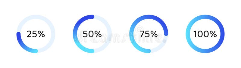 Loading Circle Icon. Progress Bar Indicator. Loading Circle Stock ...