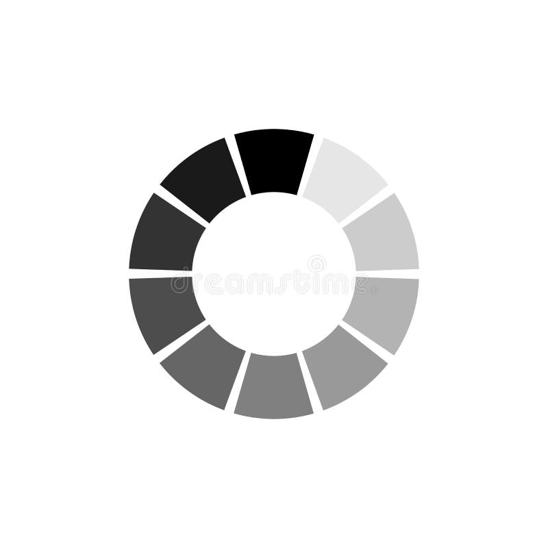 Loading Circle Icon. Vector Illustration, Flat Design Stock ...