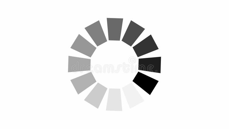 Loading Circle Icon on White Background Animation Stock Video - Video ...