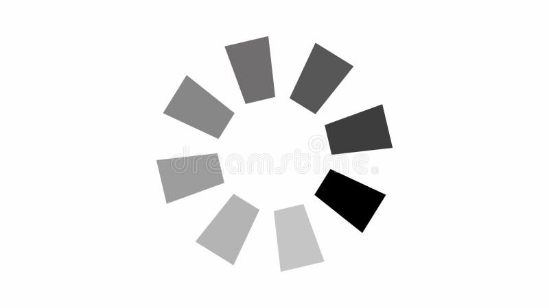 Loading Circle Icon on White Background Animation Stock Video - Video ...