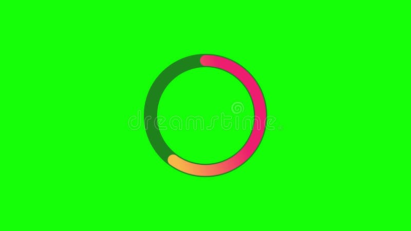 Loading Circle Video Download Progress Preloader Animation Web Design Template Interface
