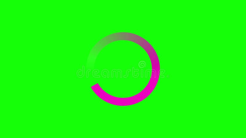 Seamless Pink Loading Circle, Video. Download Progress, Preloader ...