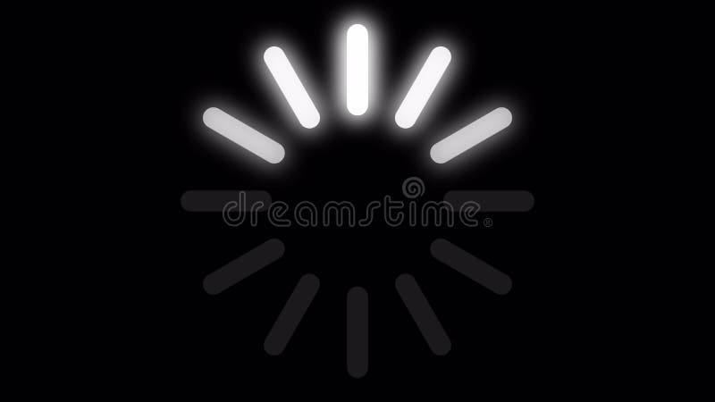 Loading Animation Icon on Transparent Background Stock Video - Video of ...