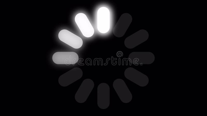 Loading Animation Icon on Transparent Background Stock Footage - Video ...